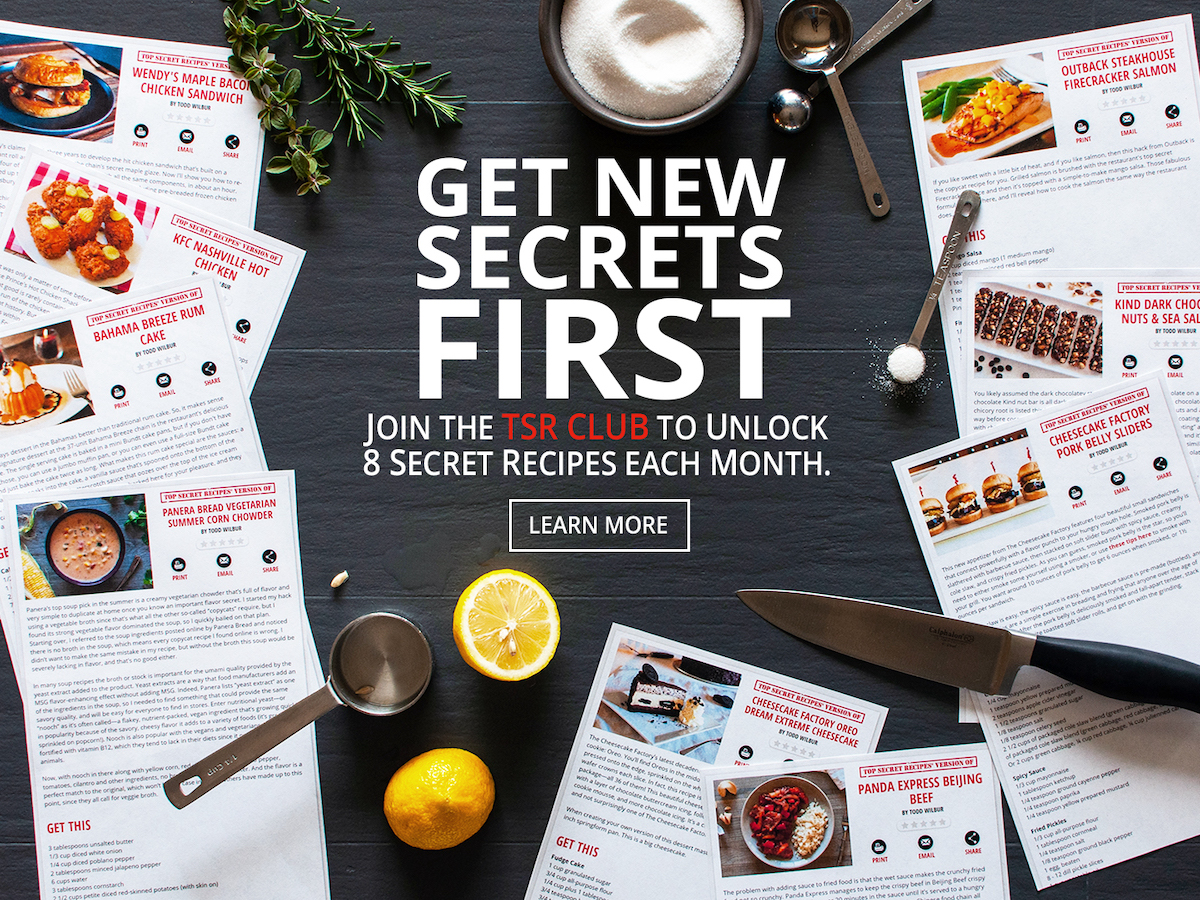 Monthly Recipe Club - 8 Free Top Secret Recipes Every Month